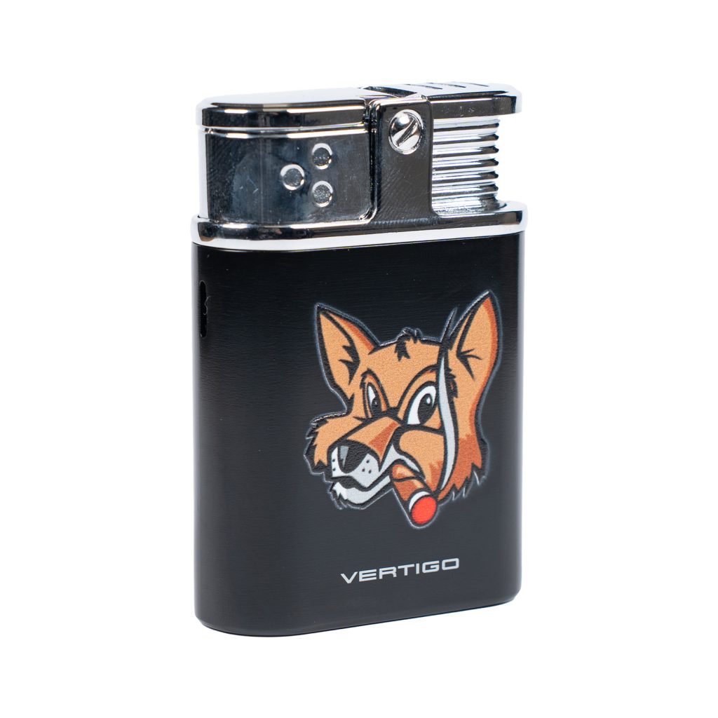 Fox Lotus Vintage Lighter- Black – Fox Cigar
